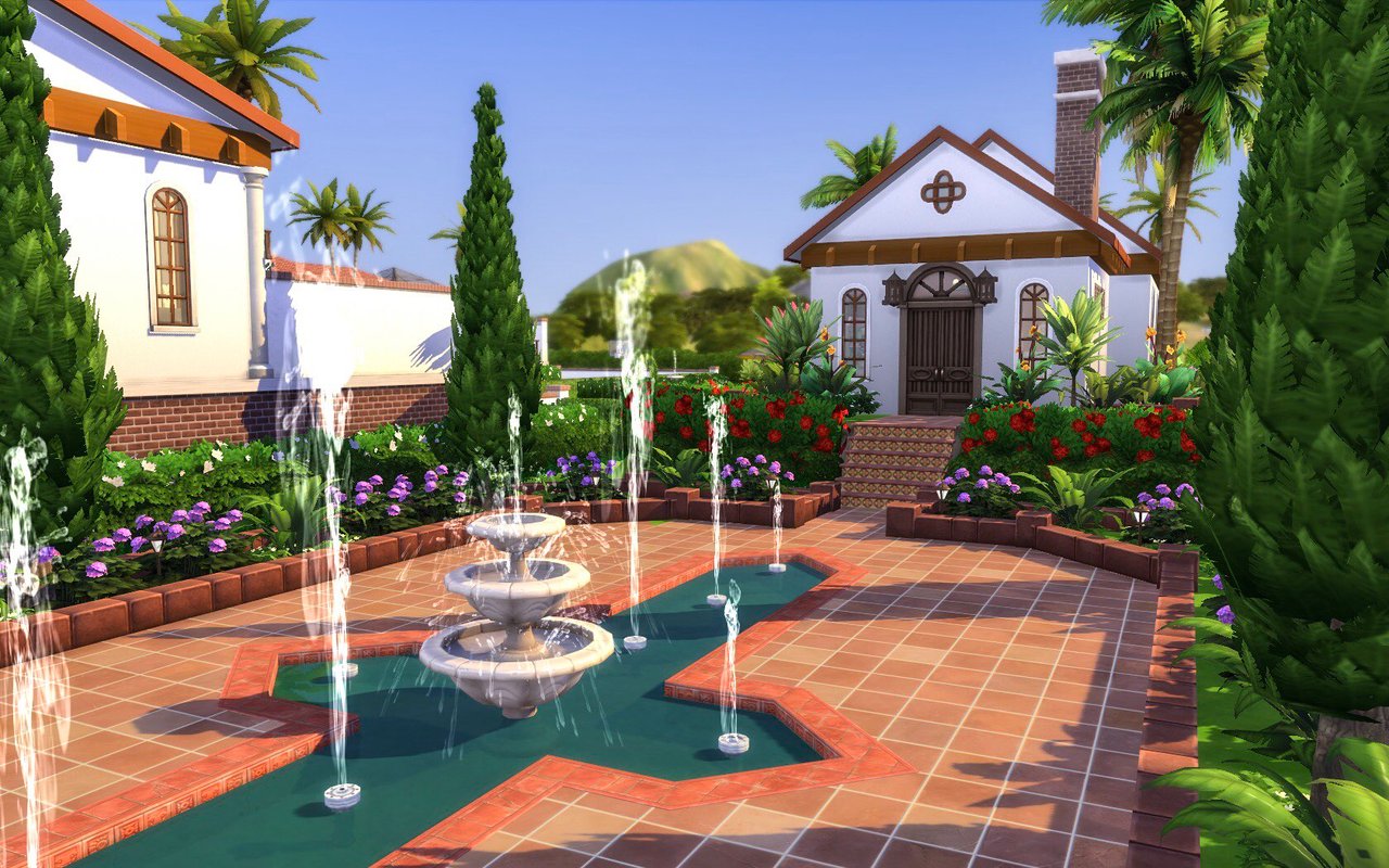 Spanish Mansion Sims 4 Sims 3 Spanish Villa By RamboRocky On