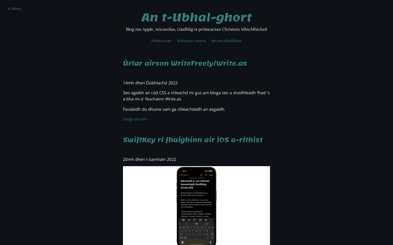 GitHub - angeidheal/AtUG-WriteFreely-Theme: A dark mode theme for WriteFreely